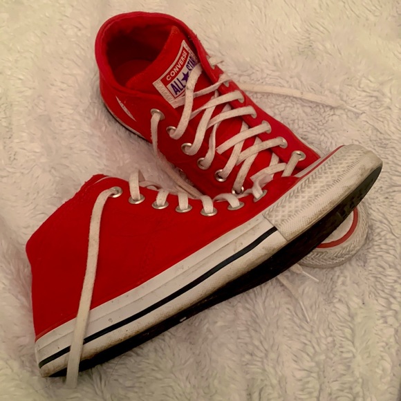 Converse | Shoes | 7 Size Red Converse | Poshmark